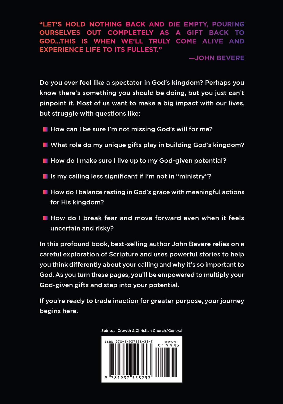 X: Multiply Your God-Given Potential | Book by John Bevere– Messenger International